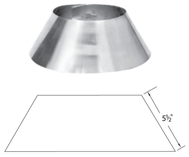 Metalbest 10S-SC Sure-Temp 10" Class A Chimney Pipe Storm Collar ...