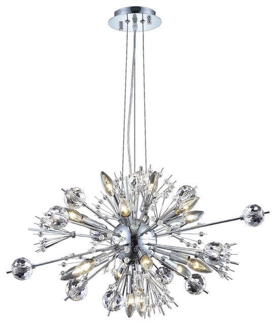 Elegant Lighting Cyclone Dining Room Hanging Fixture - Midcentury ...