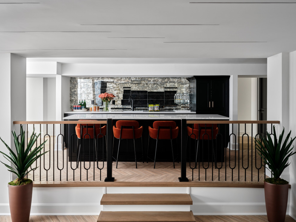 Franklin Custom Home - Transitional - Home Bar - New York - by Dawn ...