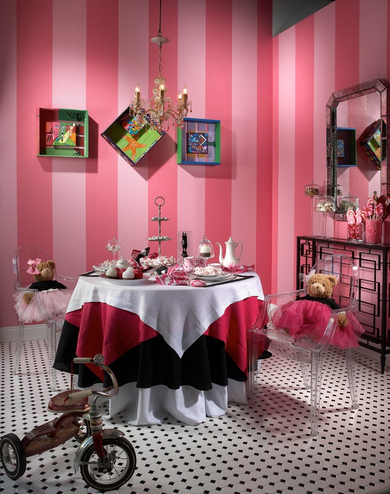 Children's Tea Room - Traditional - Kids - Miami - by NXG Studio