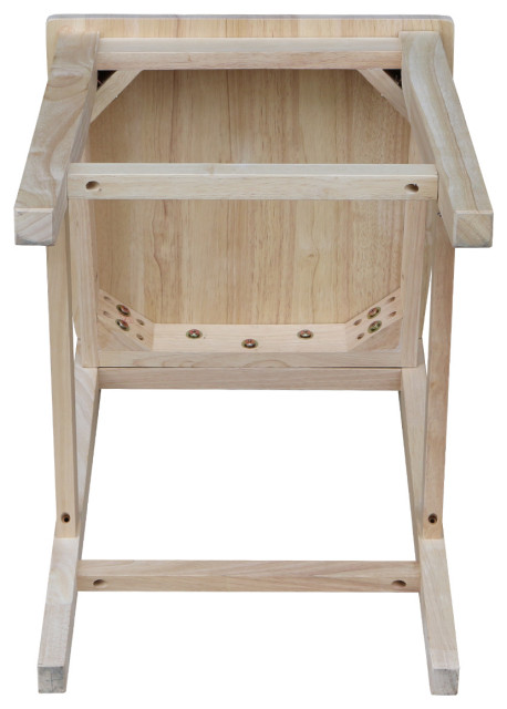 Aspen Counter Height Panel Stool - 24" Seat Height, 24 Inch ...