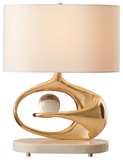 Orbit Brass Table Lamp - Contemporary - Table Lamps - by Lighting ...