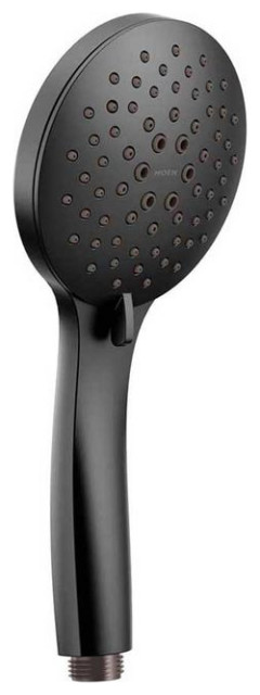 Moen 4in Five-Function Hand Shower with Dual Check Valves, Round ...