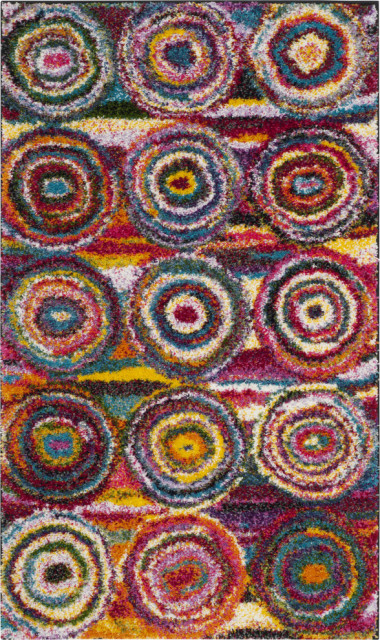 Safavieh Fiesta Shag FSG359M Rug Rug, 6'7" Square - Contemporary - Area ...