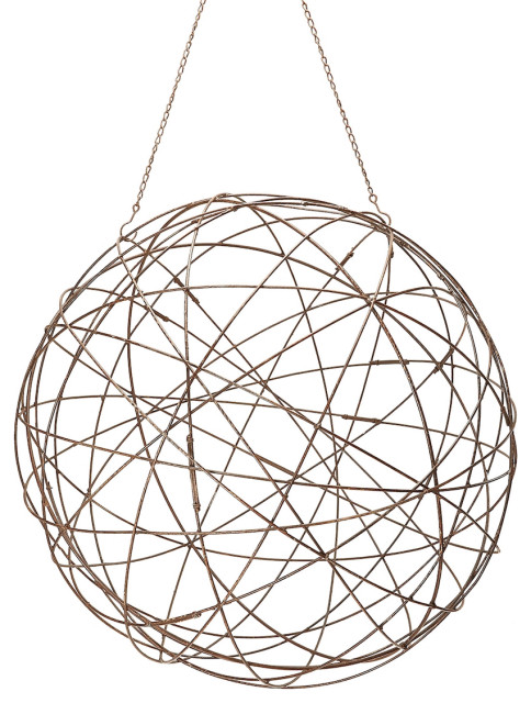 ELK HOME 594046 Aged Iron Wire Sphere - Large - Contemporary ...
