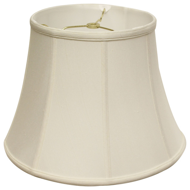 Slant Modified Bell Softback Lampshade With Washer Fitter, White ...