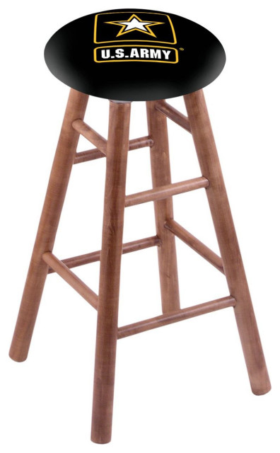 Holland RC United States Army 36" Swivel Maple Bar Stool - Medium ...