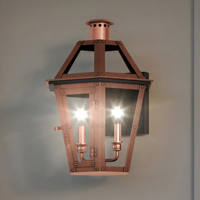 Luxury Rustic Wall Sconce, Rustic Copper, UQL1701 - Traditional ...