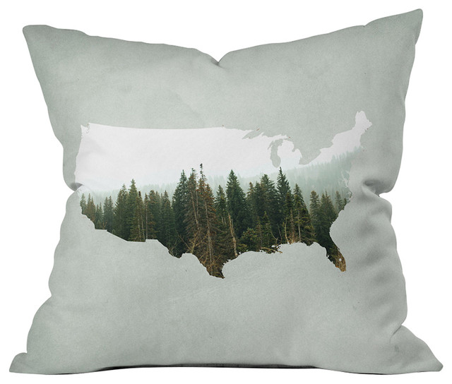 Chelsea Victoria American Landscape Throw Pillow, 26"x26 ...