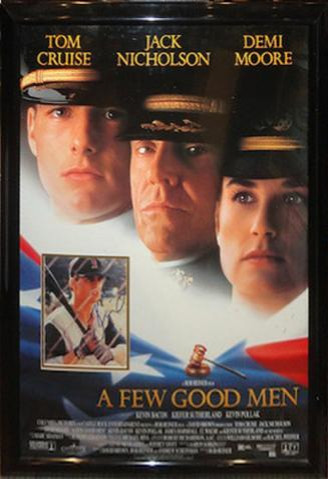 A Few Good Men Signed Movie Poster, Custom Frame - Contemporary ...