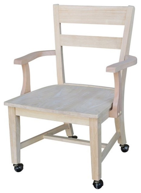 Dining Chair With Casters - Transitional - Dining Chairs - by ...