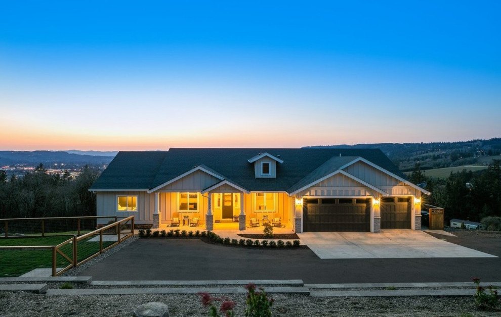 Ranch Haven - M-2830 - One Story Rustic House Plan - Rustic - Exterior ...
