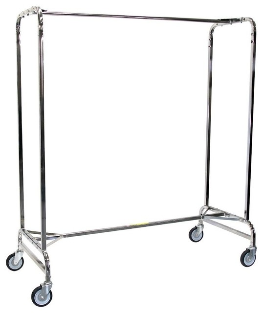 60" Single Garment Rack - Contemporary - Clothes Racks - by Bison ...