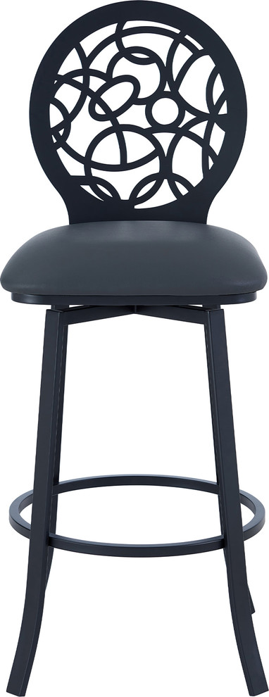 Lotus Bar Height Barstool - Transitional - Bar Stools And Counter ...