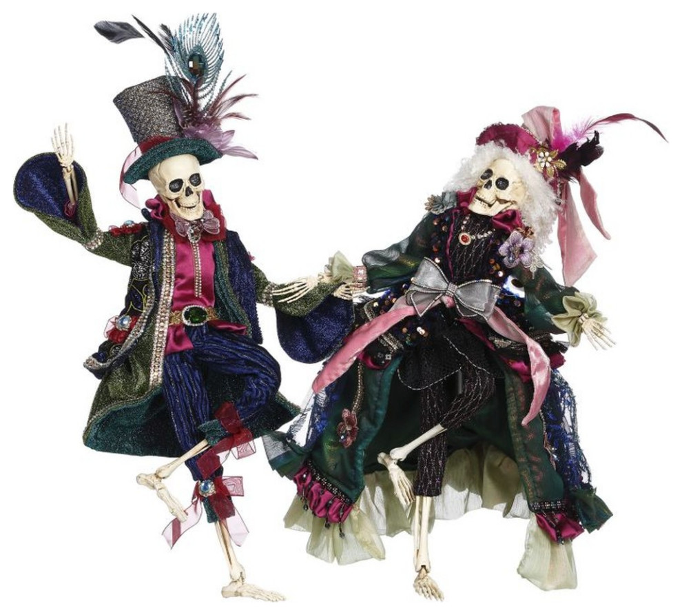 Mark Roberts 2020 Collection Peacock Skeleton, Small, Assortment of 2 ...