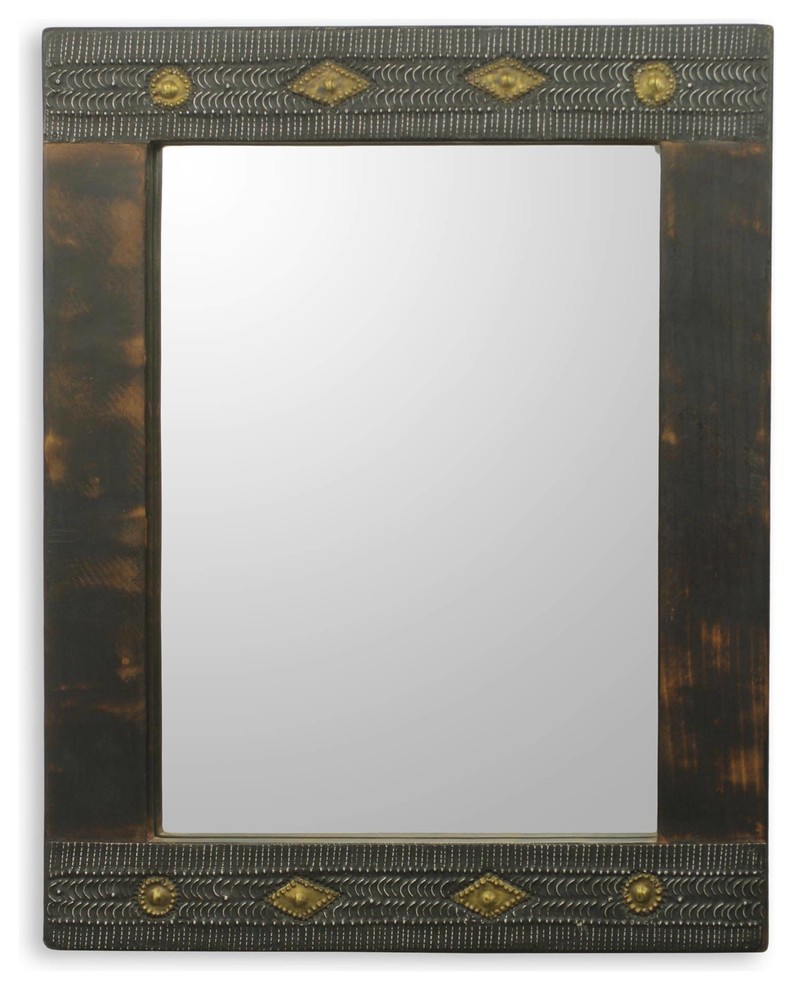 Antique Textures Wall Mirror - Traditional - Wall Mirrors - by NOVICA ...