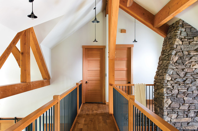 Timber Home Catwalk Span Entire Space - Rustic - Other - by Riverbend ...