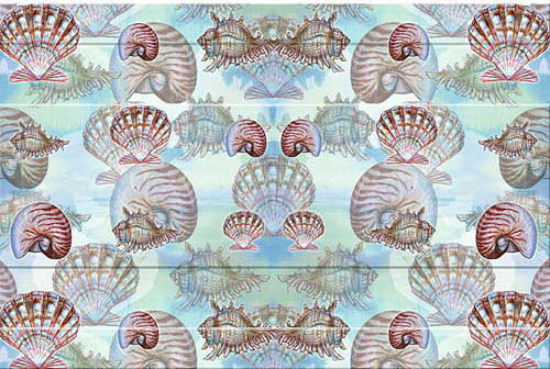 Shells Door Mat 18x26, 18 inches x 26 inches - Contemporary - Doormats ...