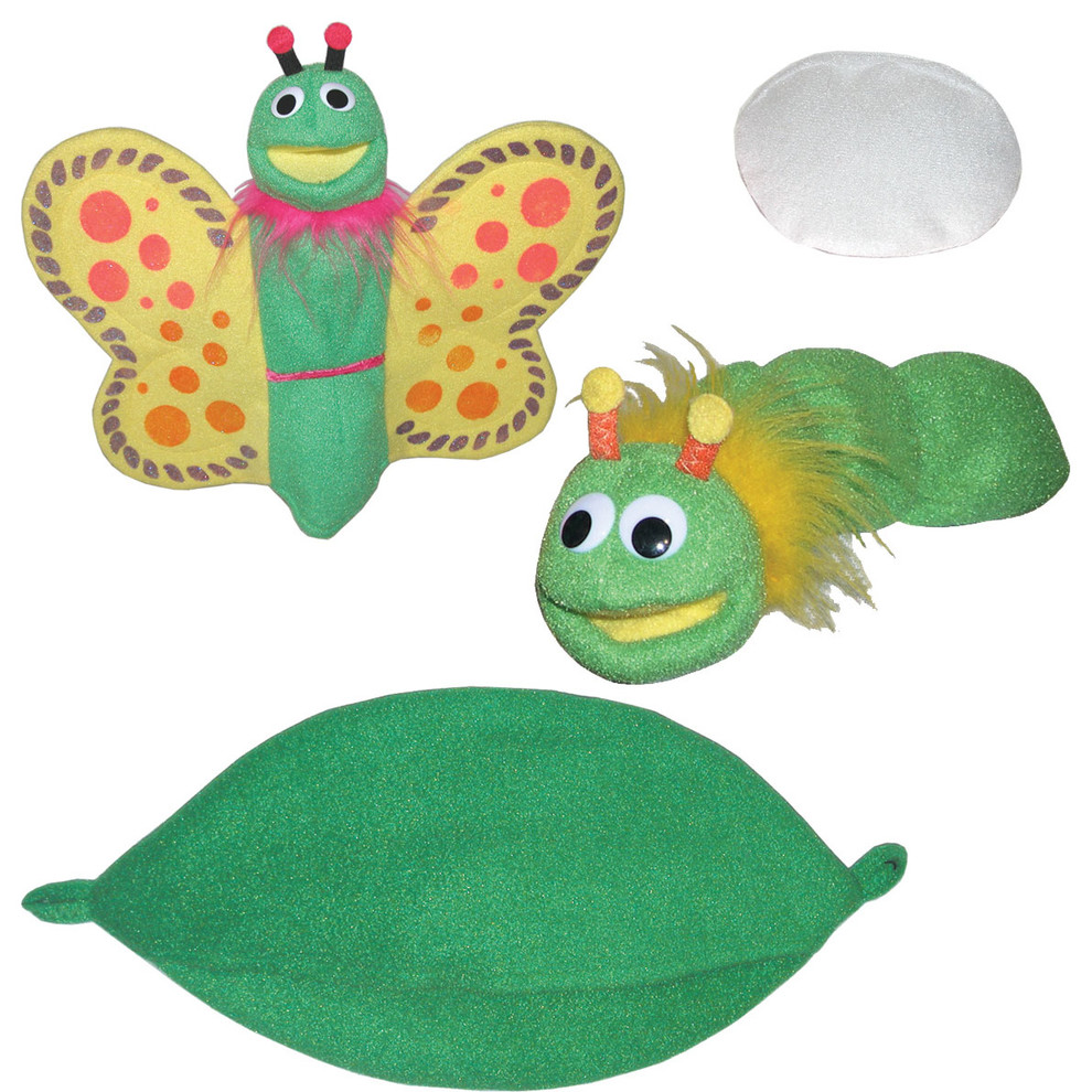 Life Cycle of a Butterfly Puppet Set - Contemporary - Baby And Toddler ...