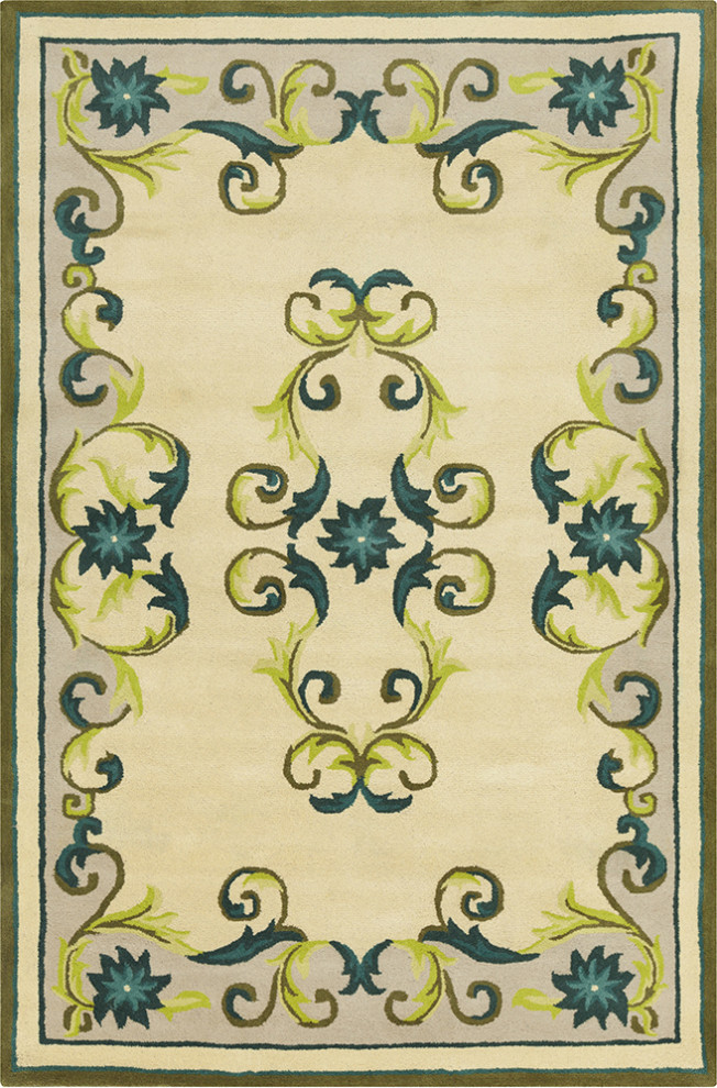 Chandra Allie ALL-78 Rug Rug, 5'x7'6" - Traditional - Area Rugs - by ...