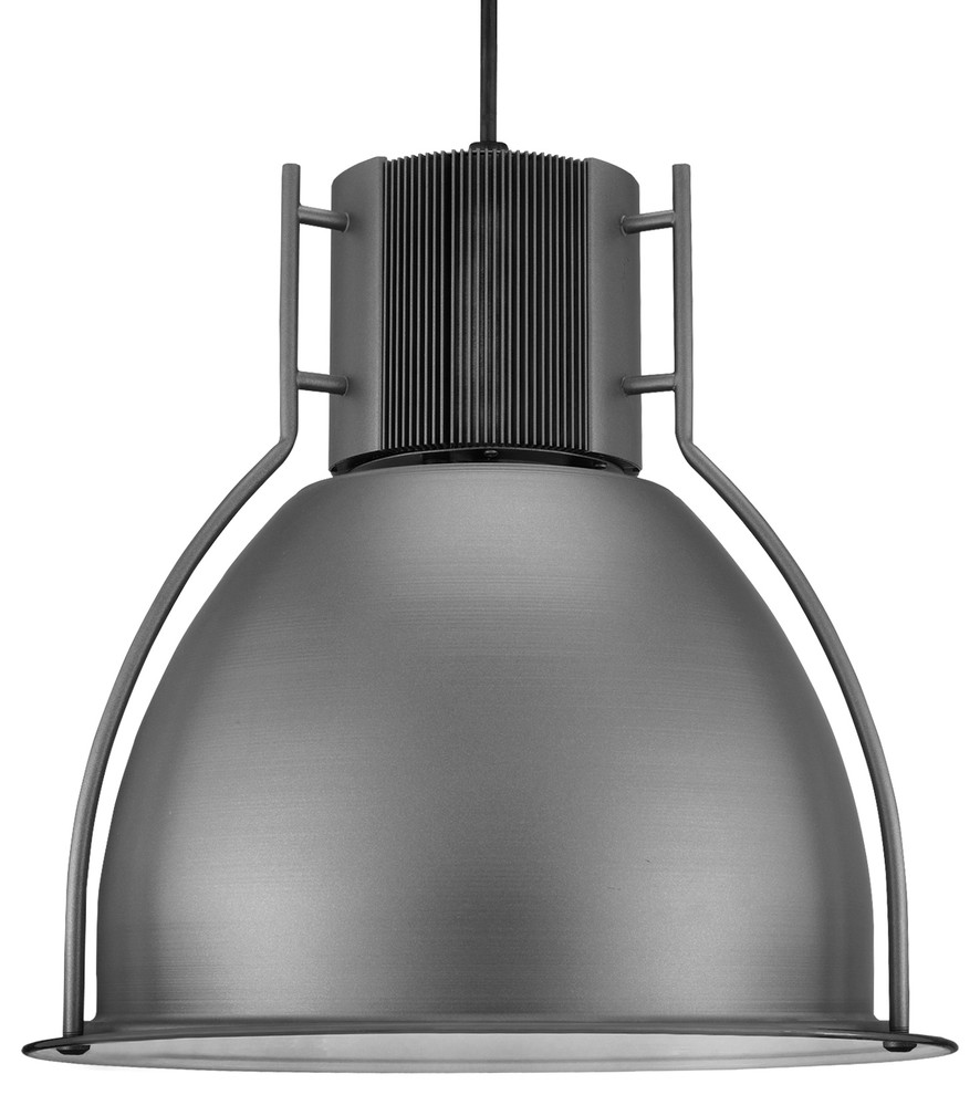 High Bay Pendant, Anodized Charcoal - Industrial - Pendant Lighting ...