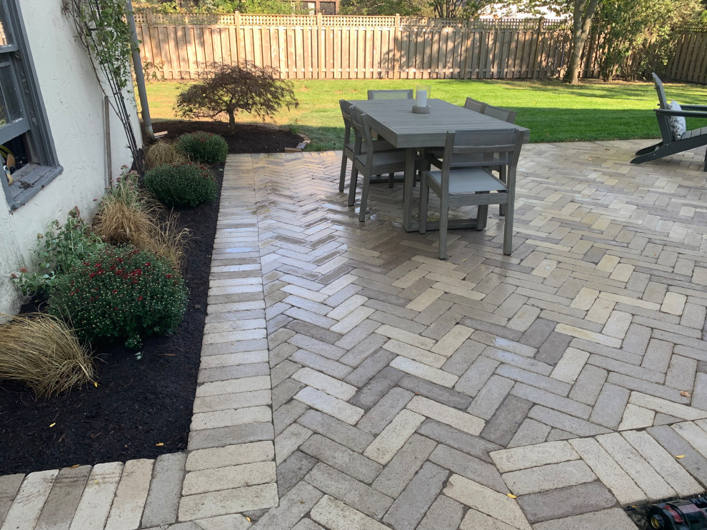 Patio expansion on Landmark Home - French Country - Patio - Chicago ...
