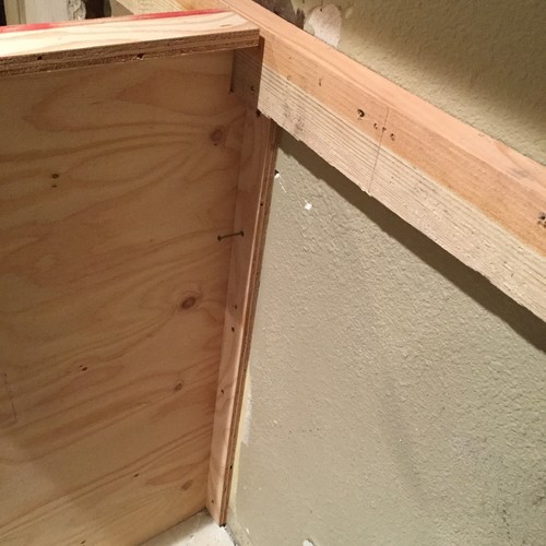 Support for cabinet-less countertop