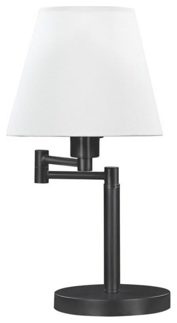 Coaster Colombe Metal Rotatable Frame Table Lamp Off White and Matte ...