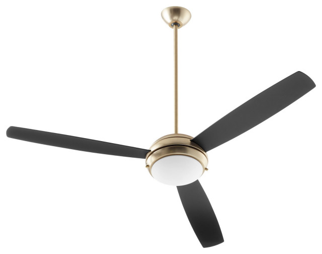 Expo Ceiling Fan in Aged Brass - Transitional - Ceiling Fans - by ...