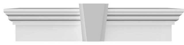 108" Bottom Width x 114 1/4" Top Width x 9"H x 1"P Crosshead With Deco ...