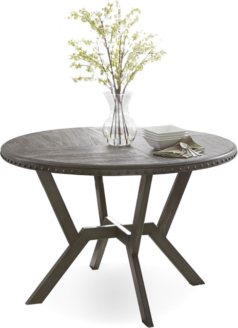 Alamo Round Dining Table - Industrial - Dining Tables - by HedgeApple ...