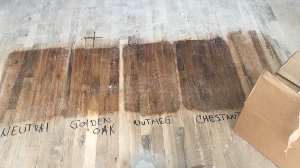 Choosing the right stain.