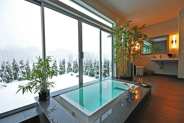 Japanese Onsen - Contemporary - Bathroom - Seattle - by Candace ...