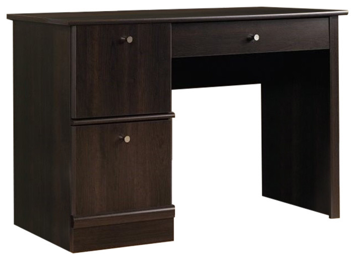 Pemberly Row Transitional Wood Computer Desk with Keyboard Tray in ...