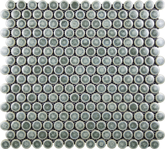 Porcelain Mosaic Tile Penny Rounds for Floors Walls - Contemporary ...