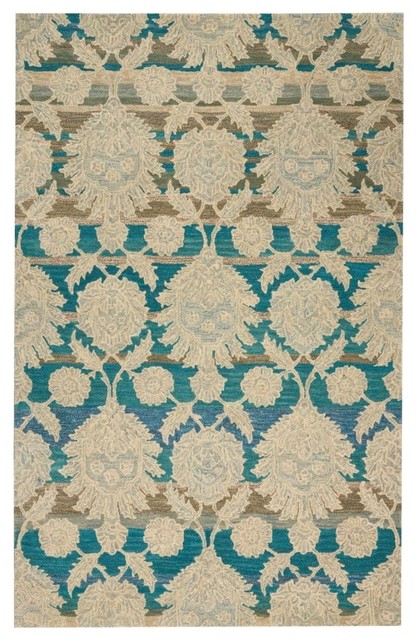 Nourison India House Modern Area Rug Ih91 5'x8', 8'X10'6" - Traditional ...