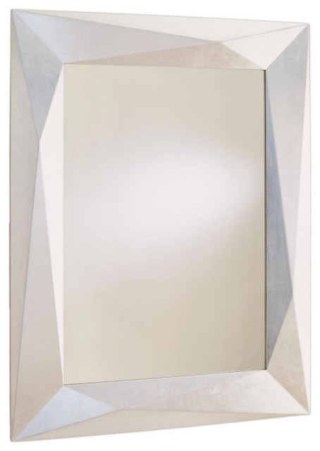 Angular Silver Leaf Mirror - Contemporary - Wall Mirrors - by Lighting ...
