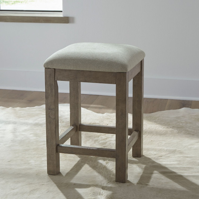 Hondah Upholstered Console Stool - Transitional - Bar Stools And ...