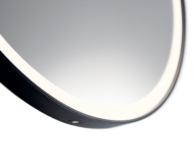 Kichler Martell Mirror LED in Matte Black, 28.000 - Modern - Wall ...