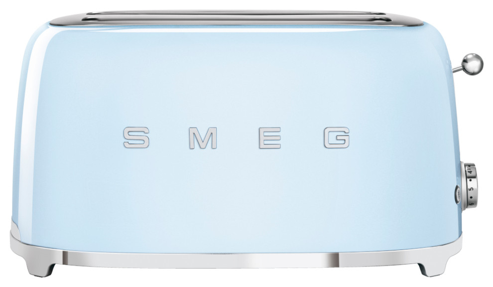 Smeg 50s Retro Line Pastel Blue 4-Slice Toaster - Transitional ...