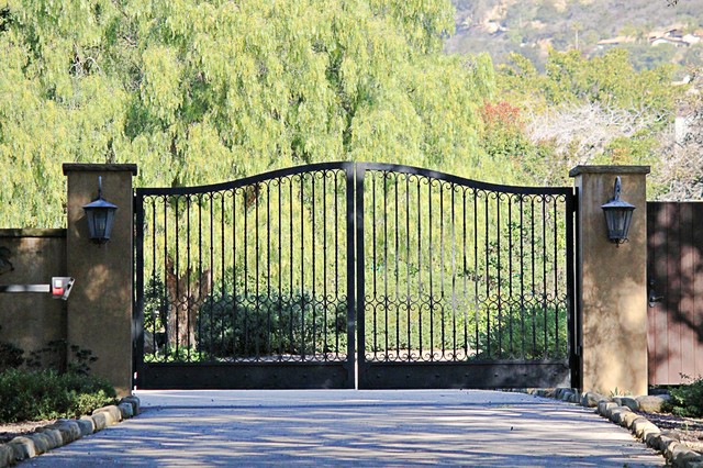 Property Gates - Mediterranean - Exterior - Santa Barbara - by Wrought ...
