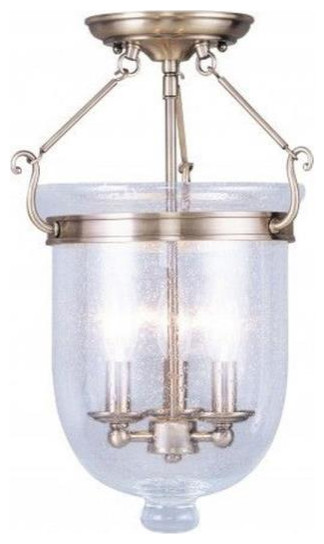 Livex Lighting 5082-01 Jefferson - 3 Light Flush Mount in Jefferson ...