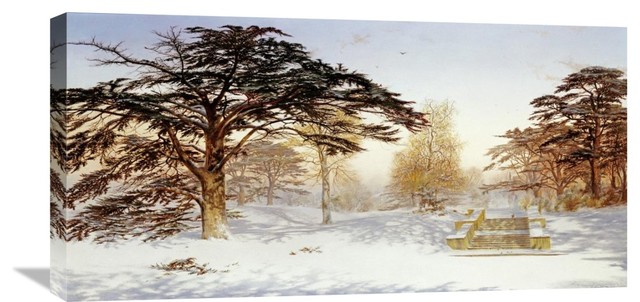 "Untrodden Snow Within Three Miles of Charing Cross" Artwork, 30" x 15. ...