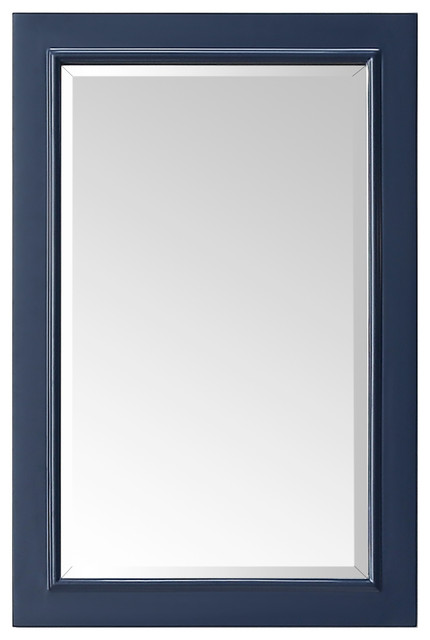 Legion Furniture Kellan Vanity Mirror, Blue - Transitional - Bathroom ...