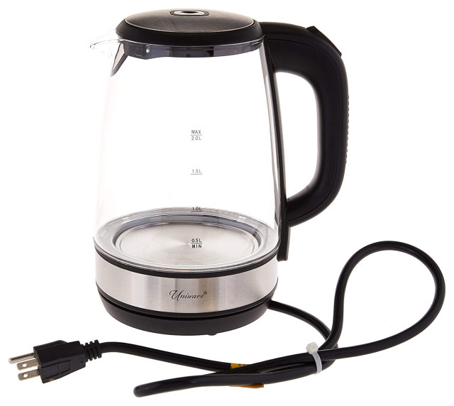2.1 Qt Electric Kettle, Strix Controller, With Etl Certification, 1500 W, Black - Contemporary ...