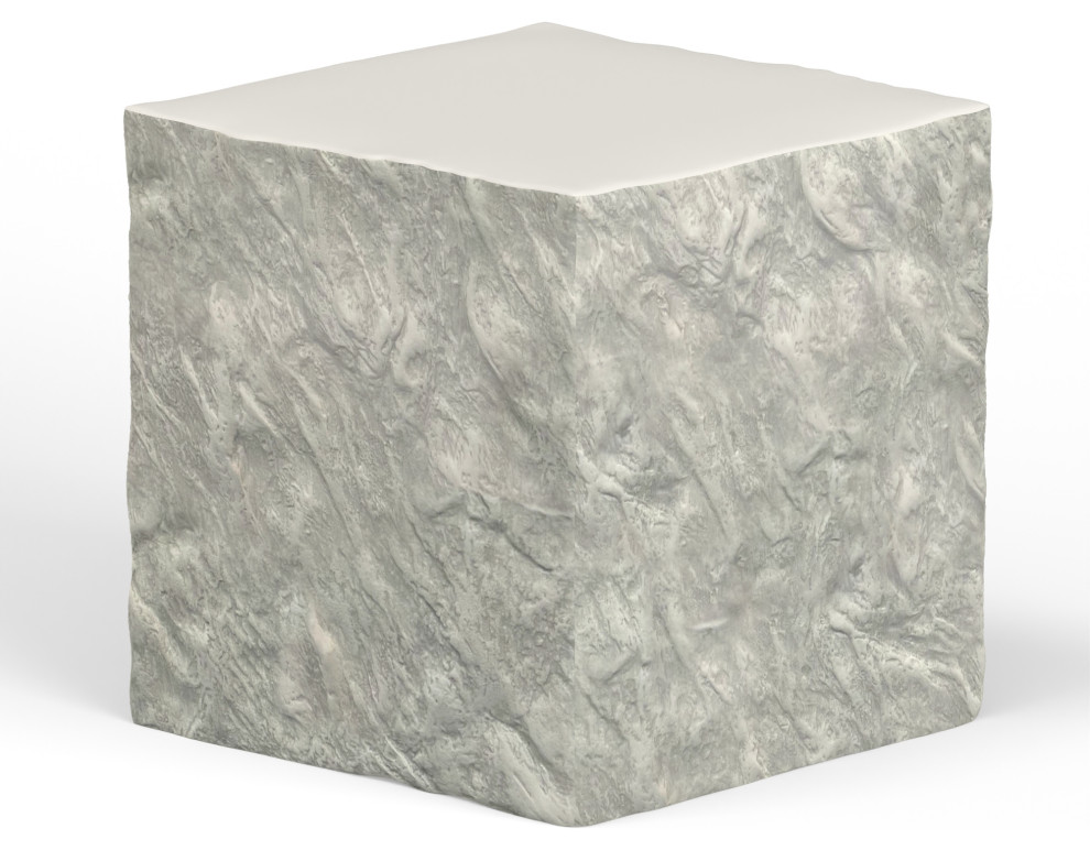 Antique Stone End Table - Transitional - Outdoor Side Tables - by ...