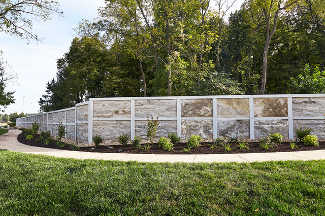 Neighborhood Entry Wall - Traditional - Landscape - Denver - by Phenix ...