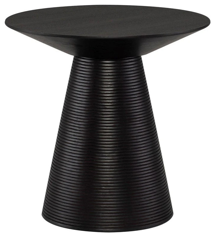 Dahlia Black Side Table - Contemporary - Side Tables And End Tables ...