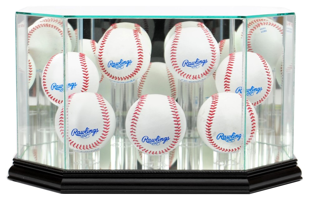 Octagon 7 Baseball Display Case - Traditional - Sports And Game Room ...