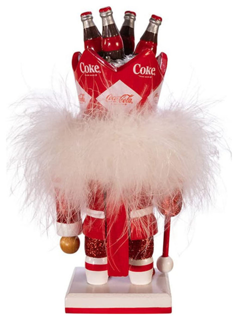 Kurt Adler Wooden Coca-Cola Holiday Nutcracker, 8" - Traditional ...